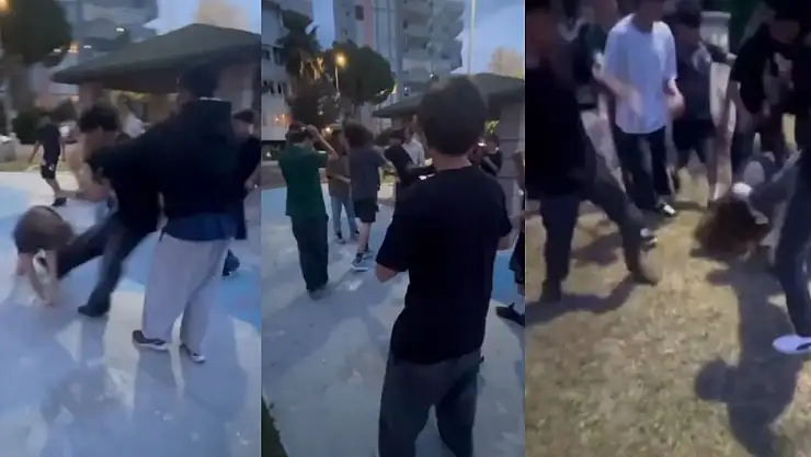 Antalya'da parkta yaşanan olay tepki çekti